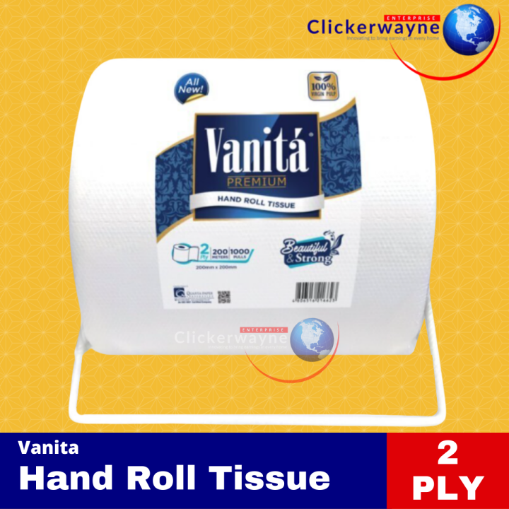 Vanita Premium Hand Roll Tissue with Dispenser 2 Ply | Lazada PH
