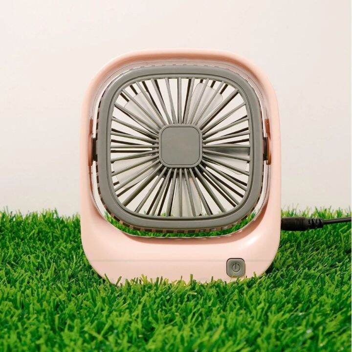 Table Fan Mini Portable Usb Charge Fan Oscillating 90° | Lazada PH
