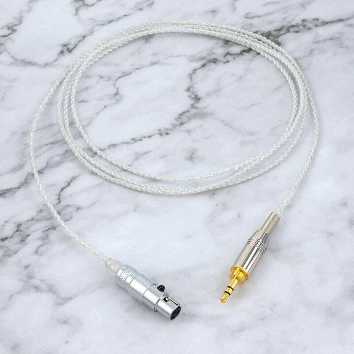 Sterling Silver Jack 3.5mm 1/8 To 3-Pin Mini XLR Cable TRS 1/8 Inch Aux ...