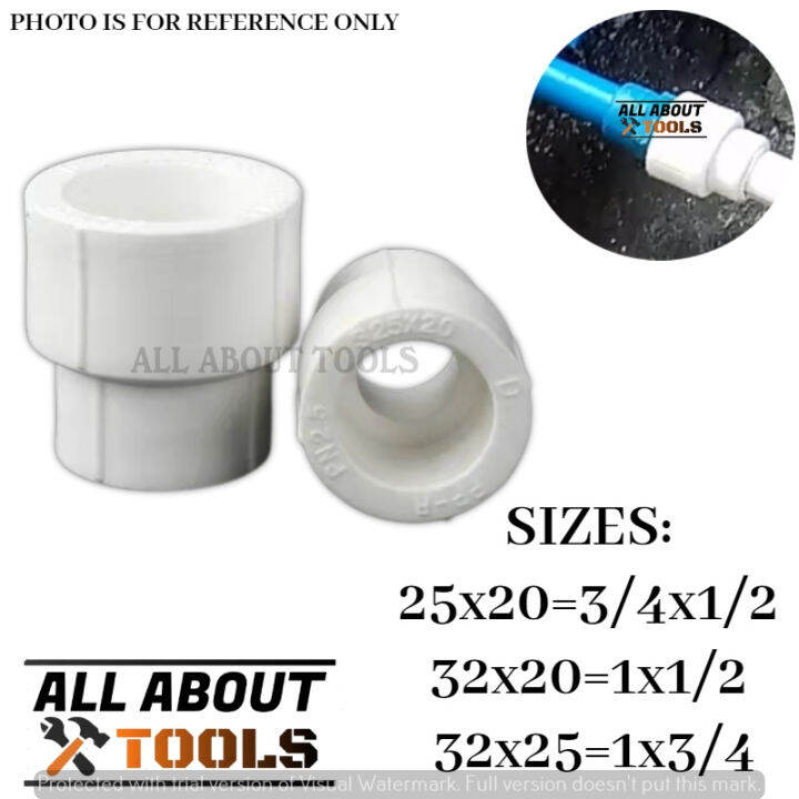 (AAT) 5PCS PPR-2 Coupling Reducer (25x20-3/4x1/2, 32x20-1x1/2, 32x25 ...