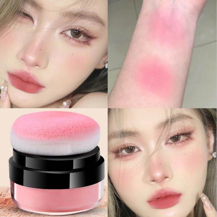 Soft Face Blusher Powder Cheek Nourishing Brightening Complexion Blush ...