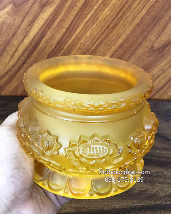 Lư hương bát nhang thờ cúng bằng sứ, lưu ly cao cấp nhiều kích thước ...