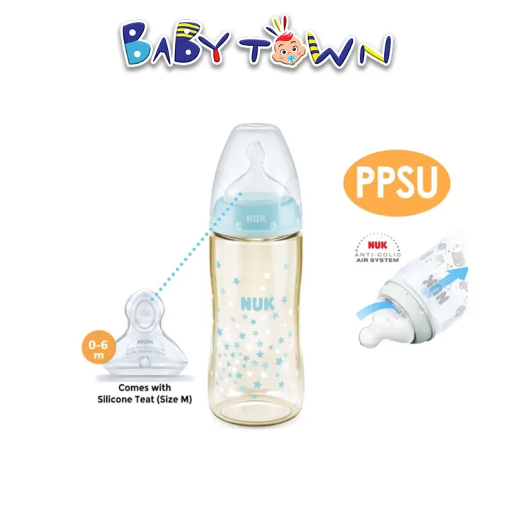Nuk Pch Ppsu 300Ml Btl Sil S1M – White Infant Feeding (From 0 Month +) | Lazada PH