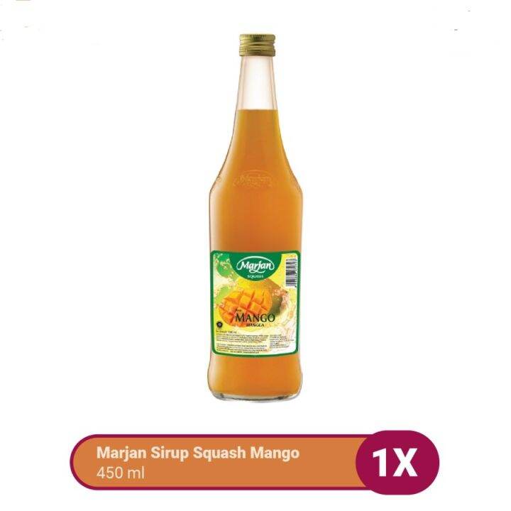SIRUP MARJAN SQUASH MANGGA 450ML MANGO SYRUP | Lazada Indonesia