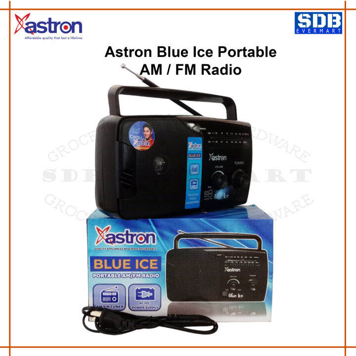 Astron-Blue Ice Portable AM/FM Radio | Lazada PH