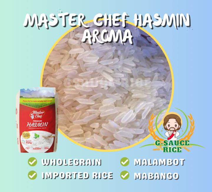 Master Chef Hasmin Aroma 25 kg, Vietnam Rice Wholegrain (Mabango ...