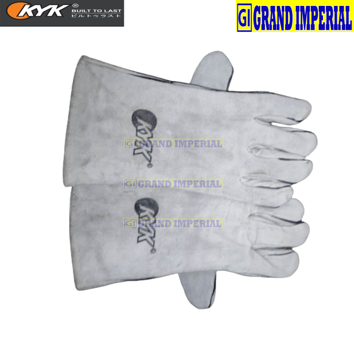 KYK Welding Gloves Leather 14" KG4054 Grand Imperial Industrial Tools ...