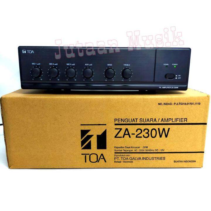 Power Amplifier TOA ZA 230W Original za230 toa za 230w za230w | Lazada ...