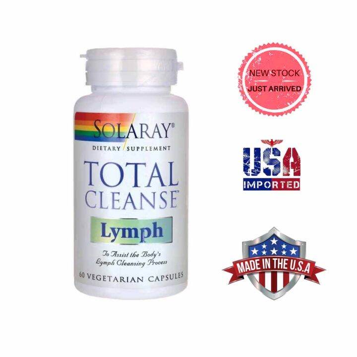 Solaray- Total Cleanse Lymph - 60 Caps - AMERICA'S BEST SELLER | Lazada PH