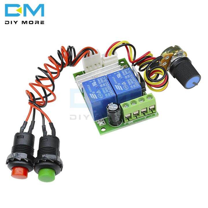 diymore DC 6V 12V 24V 3A Reversible Motor Speed Regulator Controller ...
