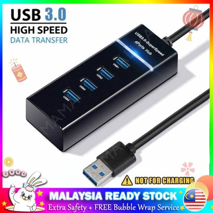 USB Hub 3.0 Port Extension Cable Multi Splitter High Speed USB Adapter ...