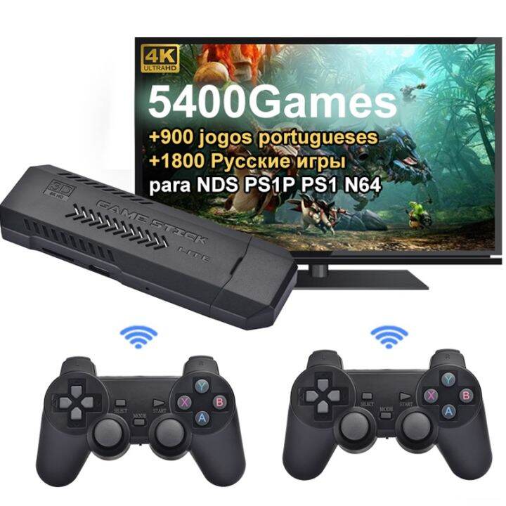 Video Game Consoles Retro Game Stick Lite 4K HD TV Retro Gaming 50 ...