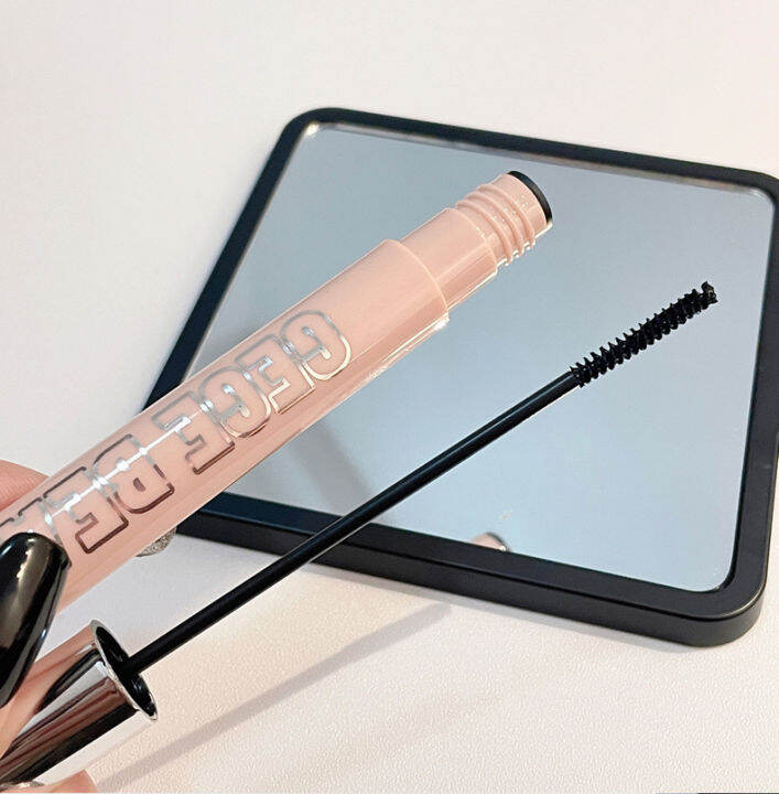 Mascara Waterproof Mascara Lengthening Curl Lashes Fine Brush Head Long Lasting Enlarge Your ...