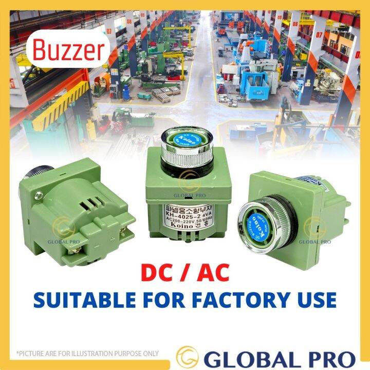 KOINO Buzzer KH 4025-D Ø30mm/DC24V/AC240V Alarm For Molding Machines ...