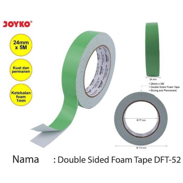 Joyko DFT-52 Double Sided Foam Tape Busa | Lazada Indonesia