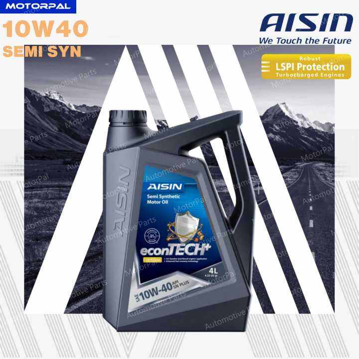 AISIN MINYAK ENJIN SEMI SYNTHETIC 10W40 ENGINE OIL | Lazada
