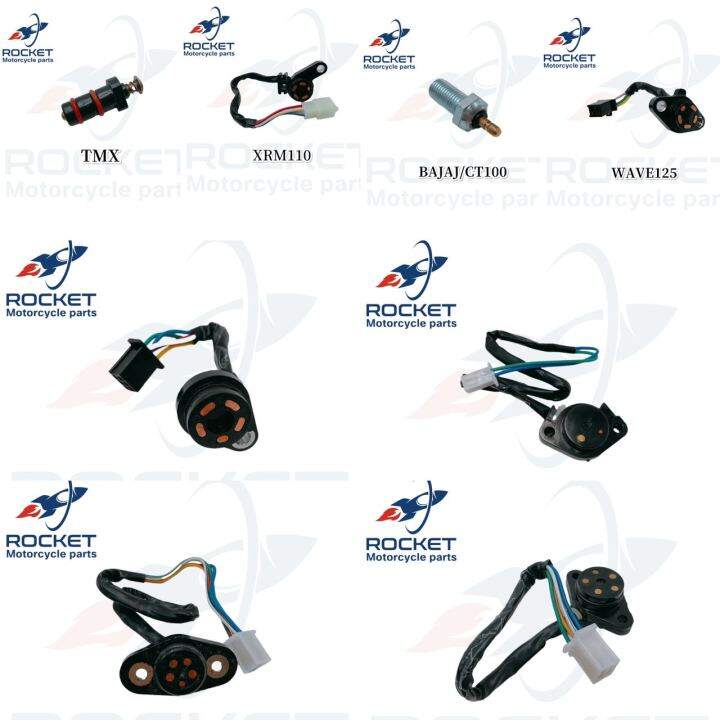 MOTORCYCLE PARTS NEUTRAL LIGHT SWITCH FOR TMX XRM-110 BAJAJ/CT100 WAVE ...