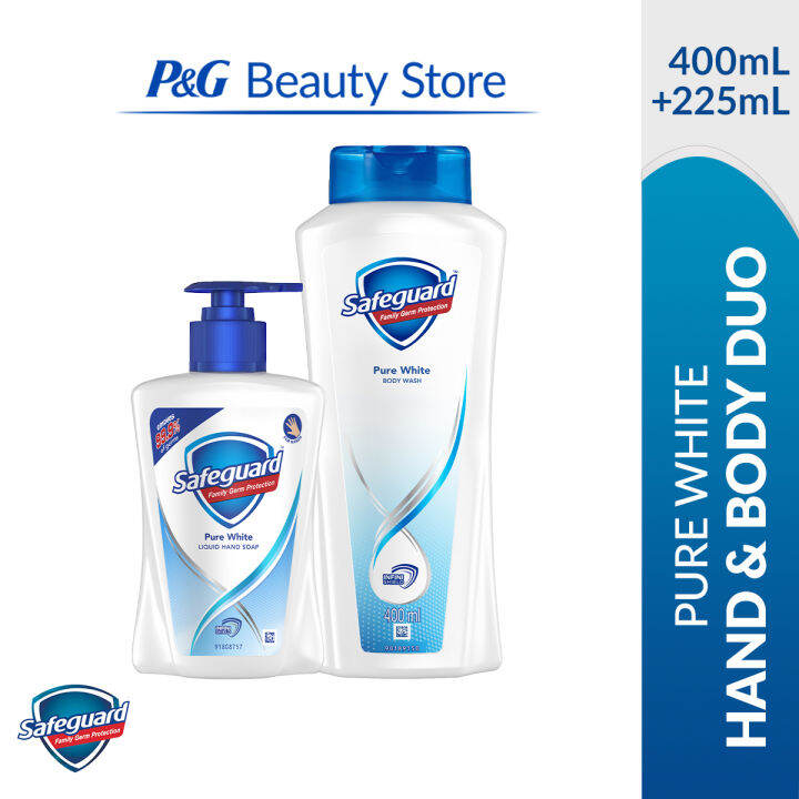 Safeguard Pure White Hand Soap & Body Wash Duo | Lazada PH