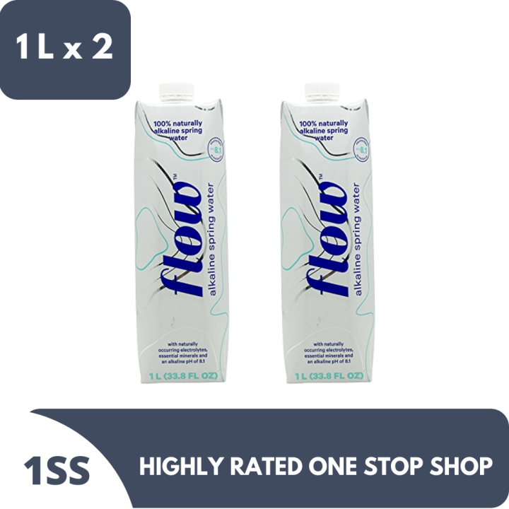 Flow Original Alkaline Water 1L x 2 | Lazada PH
