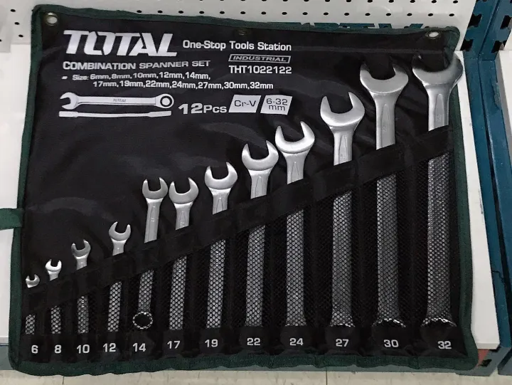 Total combination spanner set 6-32mm THT1022122 (industrial supplies ...