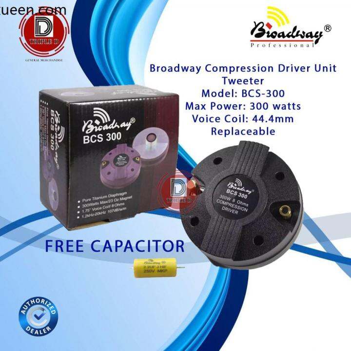 【READY STOCK】 ♖BCS-300 300watts Broadway Tweeter Compression Driver ... 【READY STOCK】 ♖BCS-300 300watts Broadway Tweeter Compression Driver ...