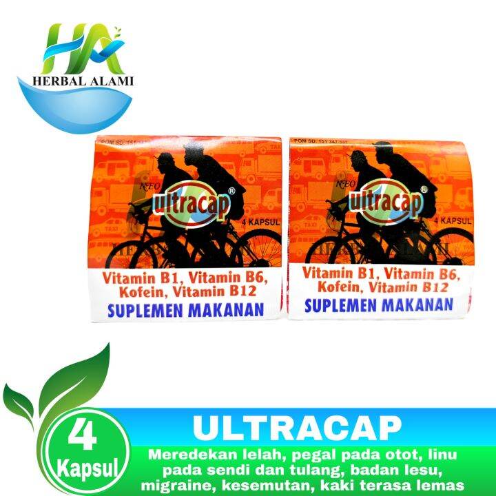 Neo Ultracap isi 4 kapsul - Meredakan Lelah & Badan Lesu | Lazada Indonesia