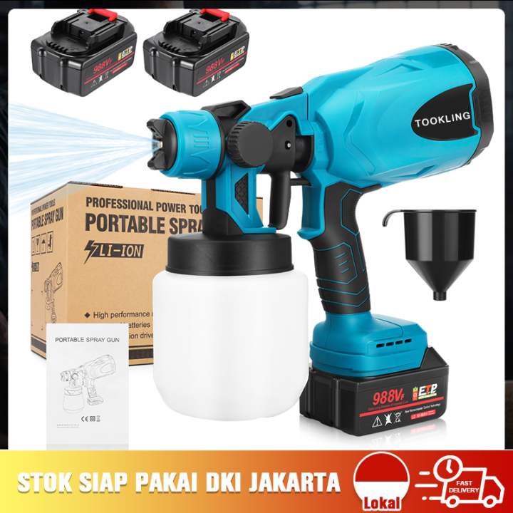 800ML Pistol Semprot Listrik Electric Spray Gun Electric Spray Gun ...