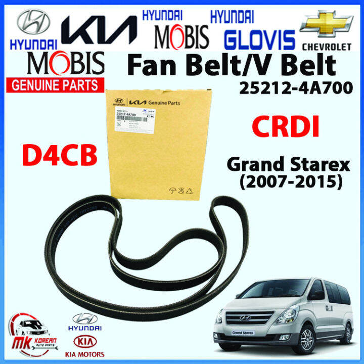 [GENUINE] Fan Belt/V Belt/Drive Belt. for Grand Starex (2007-2015).CRDI ...
