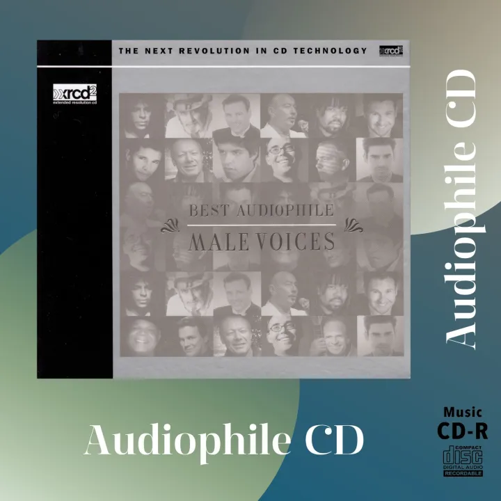 CD AUDIO เพลงร้อง ชาย บันทึกเสียงดี Best Audiophile Male Voices XRCD ...