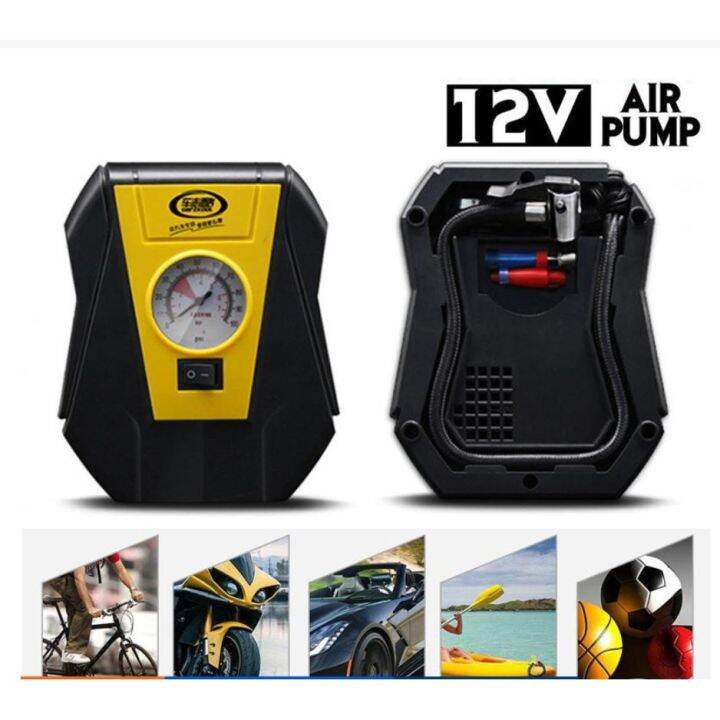 COD4 Tire Inflator air pump Car tools Portable Inflator Digital 12v Mini Portable Air compressor ...