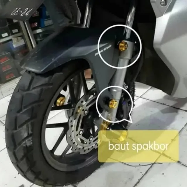 Multicolor Monel Fender Bolt for Honda Adv 150 Motorcycle Accessories ...