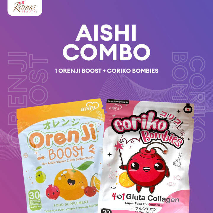 Aishi Coriko Bombies + Orenji Boost | Lazada PH