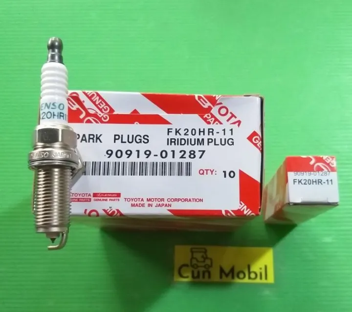 Busi Denso Iridium Innova Fortuner Bensin FK20HR-11 90919-01287 Toyota ...