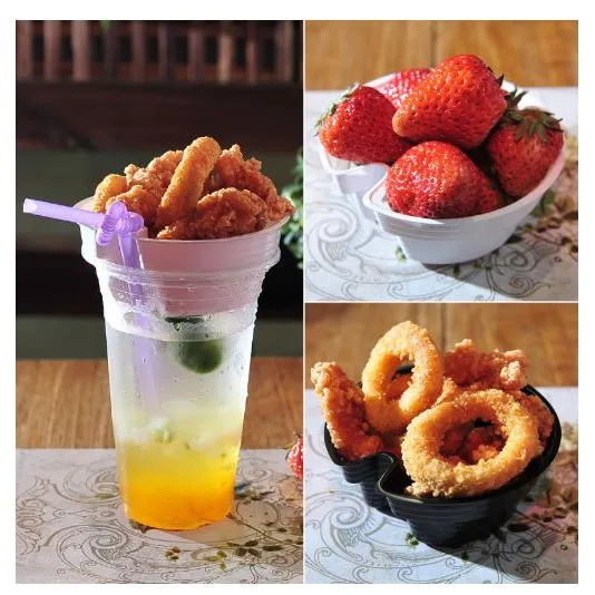 (50 PCS) 2 in 1 plastic cup lid for food, drinks and snacks | Lid only ...