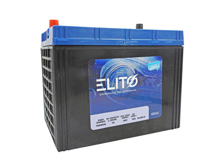 Elito 2SMF 100D26L (100AMPS) Premium Maintenance Free Automotive ...
