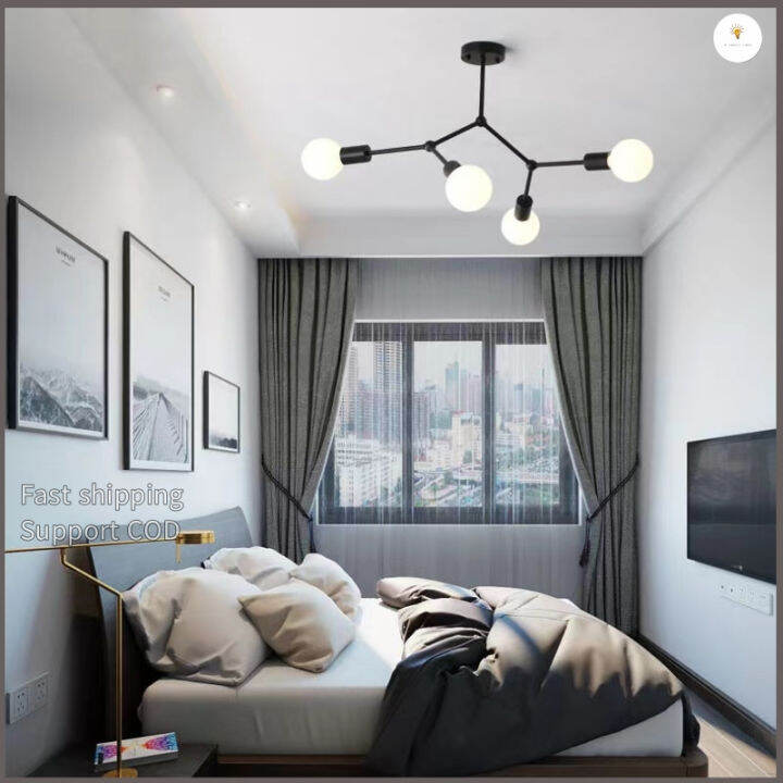 【MG】Modern Ceiling Lights for Bedroom Exquisite Living Room Chandelier ...
