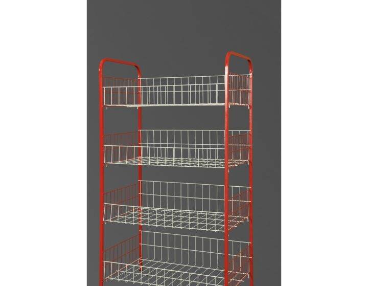 WM-444R 4 Tier Storage Rack/Display Rack/ Multi Purpose Rack/ rak dapur/ metal rack/ rak baju ...