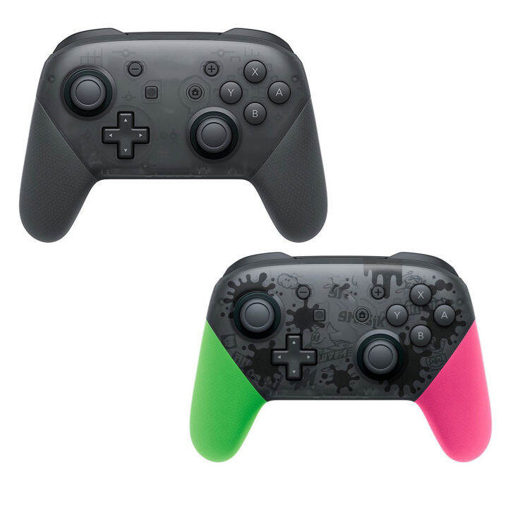 เกมแพด NS Pro จอย คอนโทรลเลอร์ ด้วย NFC, ระบบสั่นคู่, ไจโรสโคป 6 แกน สำหรับ Nintendo Switch/OLED ...