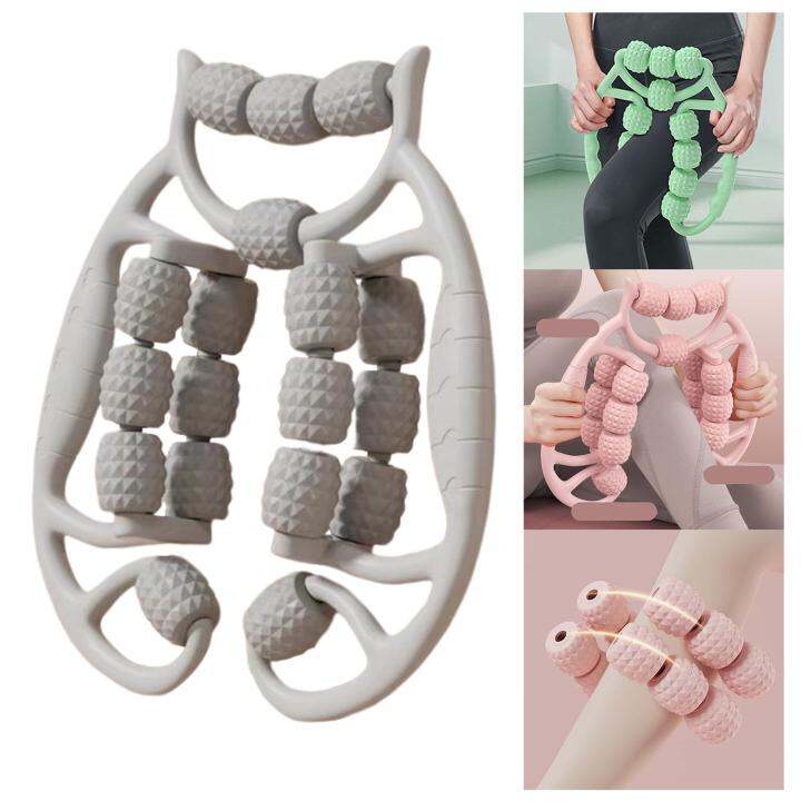 tongina Massage Roller, 18 Wheel Fascia Muscle Roller Manual Relax ...