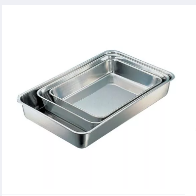 Heavy Duty Makapal Malalim Deep Food Tray Serving Tray Stainless Steel ...