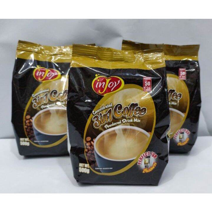 3IN1 COFFEE VENDO POWDER INJOY 500G. | Lazada PH