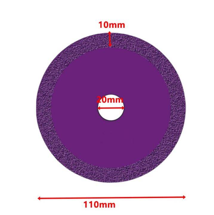 Slate Slices Cutting Dic 110x10mm Brazed Diamond Cutting Disc Saw ...