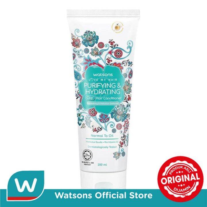 Watsons Purifying & Hydrating Clay Hair Conditioner 200ml | Lazada ...