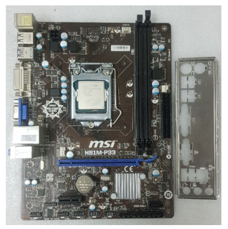 USED H81 Motherboard MSI H81M-P33 LGA 1150 4th Gen USB3.0 DDR3 H81M B85 B85M H97 Z97 Z87 Q87 H87 ...