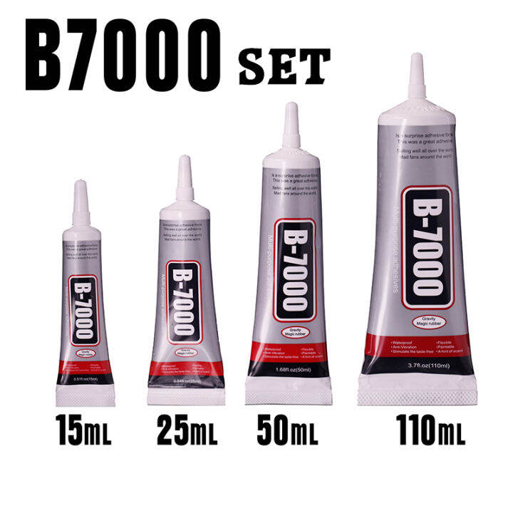 15ml 25ml 50ml 110ml B7000 Liquid Glue Clear Contact Phone Repair Adhesive Multipurpose Diy Glue ...