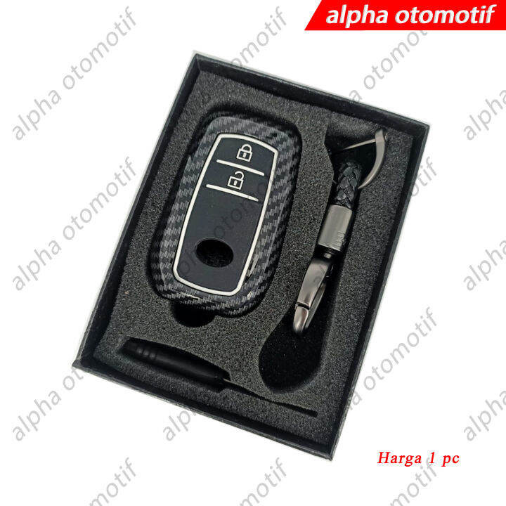 Casing Kunci Remote Mobil Toyota Carbon Fiber - Innova Type Q / Innova ...