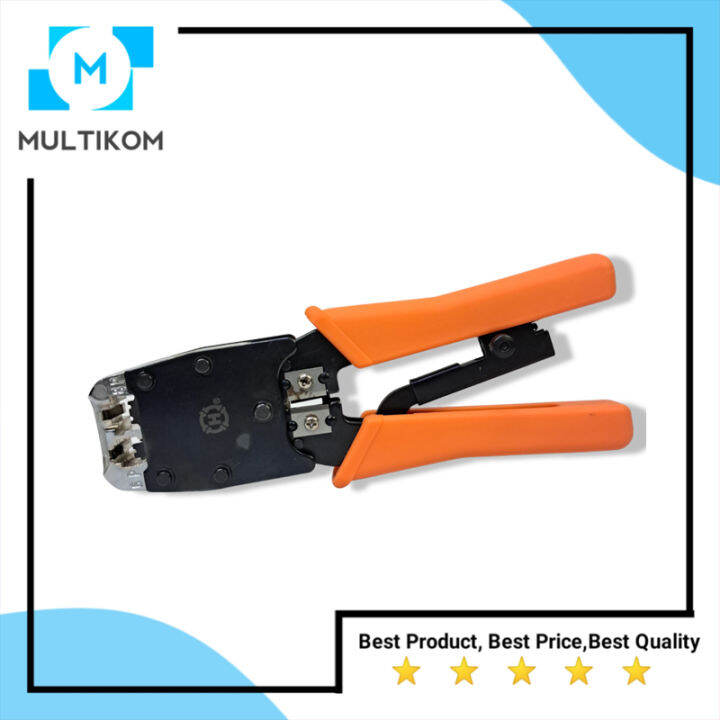 Tang Crimping LAN Orange HT-500R CRIMPING TOOL | Lazada Indonesia