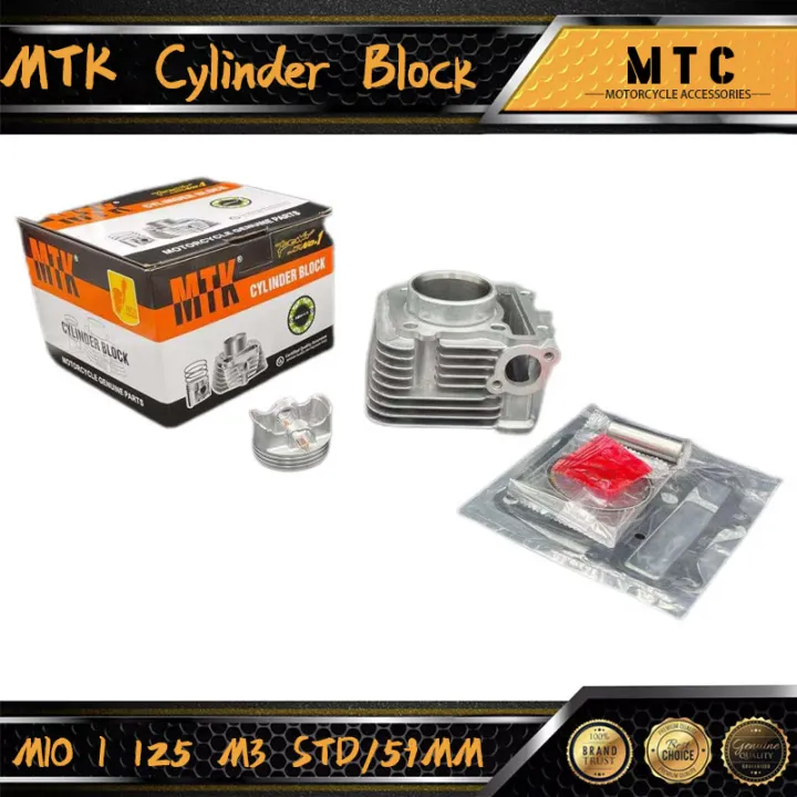MTK Cylinder Block Set MIO I 125 M3 STD/MIO I 125 M3 59MM | Lazada PH