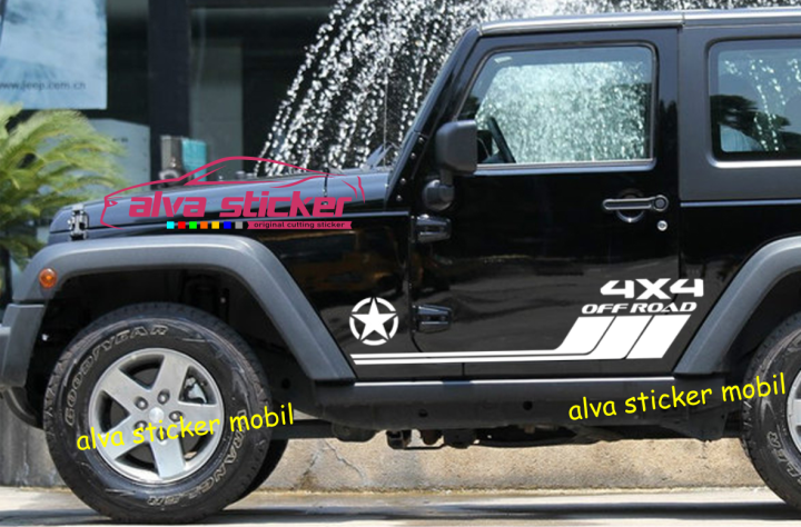 best stiker 4x4 off road list cutting sticker bintang mobil jeep ...