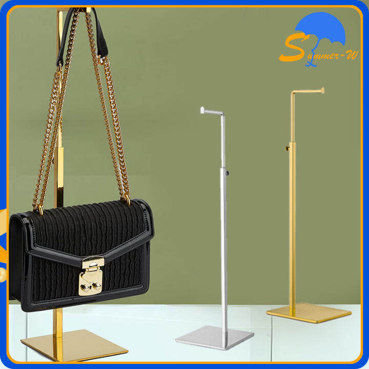 Gantungan Tas Aesthetic Stainless Rak Menampilkan Tas tangan Adjustable ...